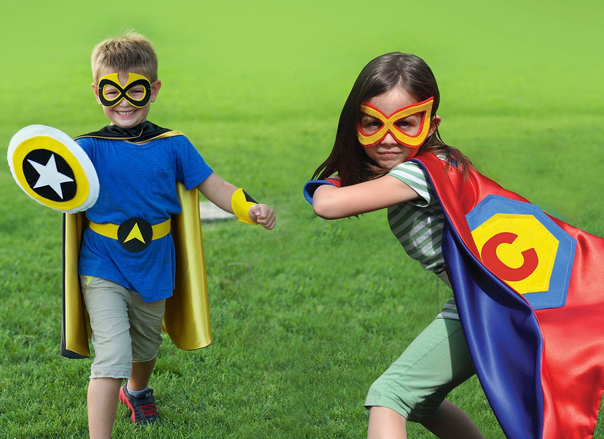 Creative Capes- Superhero Costume Set for Boys & Girls, Unique Gift